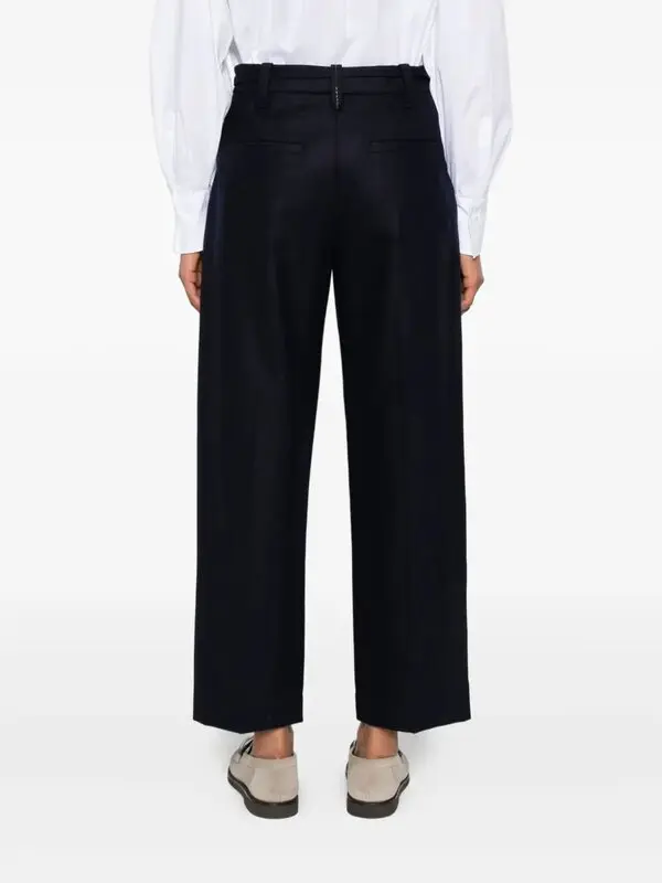 Brunello Cucinelli Pleated Wool Trousers