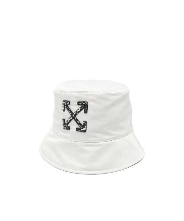 Off-White Arrow Bucket Hat - White