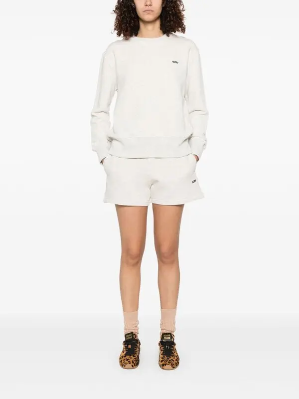AUTRY Logo Embroidered Drawstring Sweat Shorts
