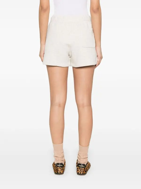 AUTRY Logo Embroidered Drawstring Sweat Shorts