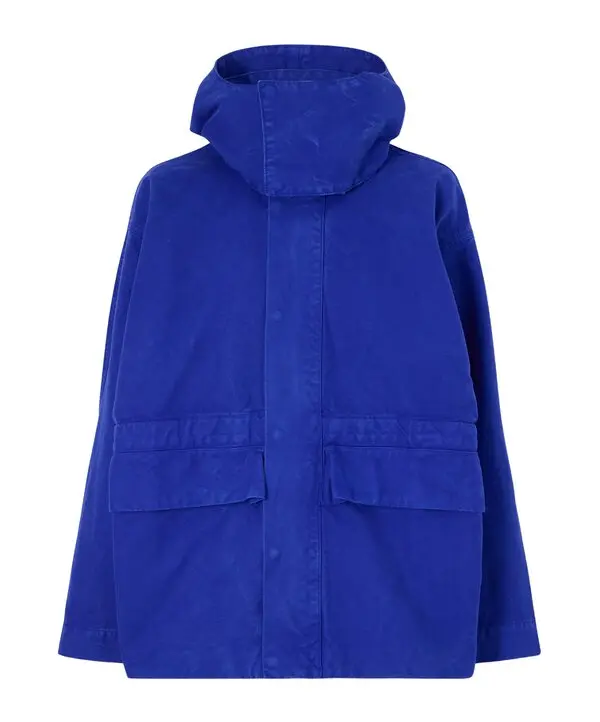 Victoria Beckham Hooded Cotton-canvas Jacket