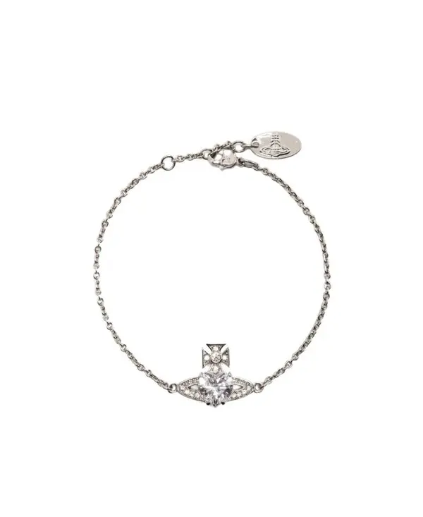 VIVIENNE WESTWOOD Ariella Embellished Bracelet - Gray