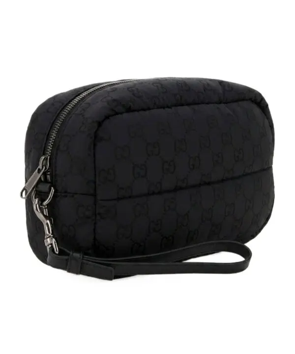 Gucci Monogrammed Zippered Clutch