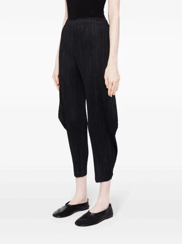 Issey Miyake Tapered Pleated Trousers