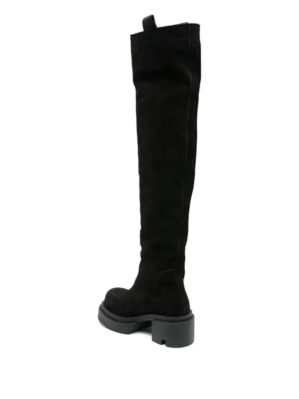 Rick Owens 75mm Platform Boots - Black