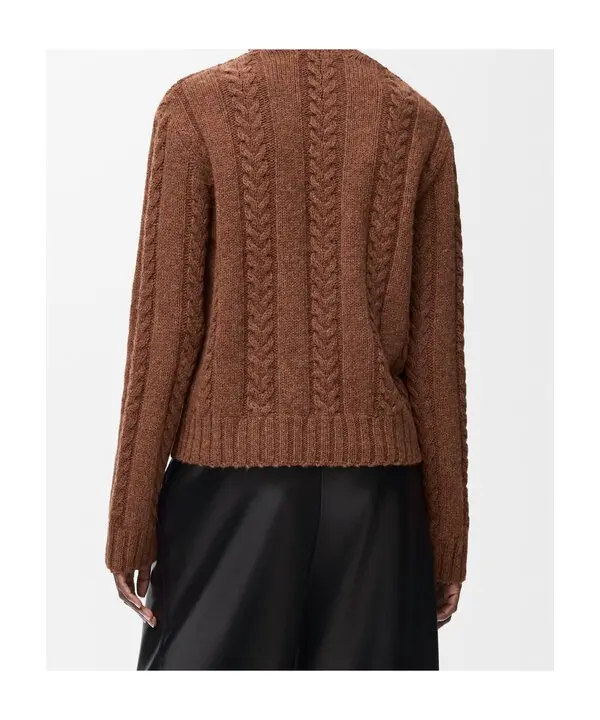 Loewe V-neck Knitted Jumper With Ribbed Details