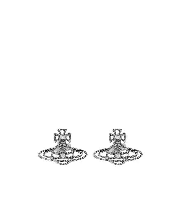 VIVIENNE WESTWOOD Coretta Orb Stud Earrings - Silver
