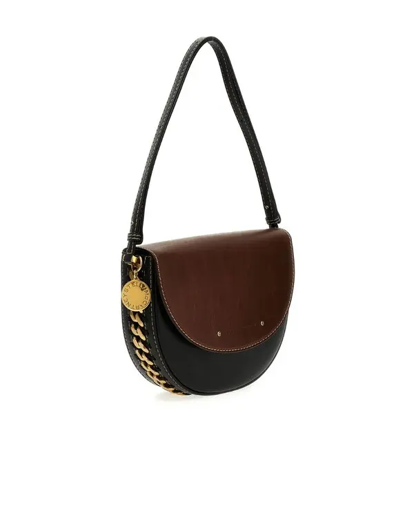 Stella McCartney Frayme Midi Shoulder Bag - Brown