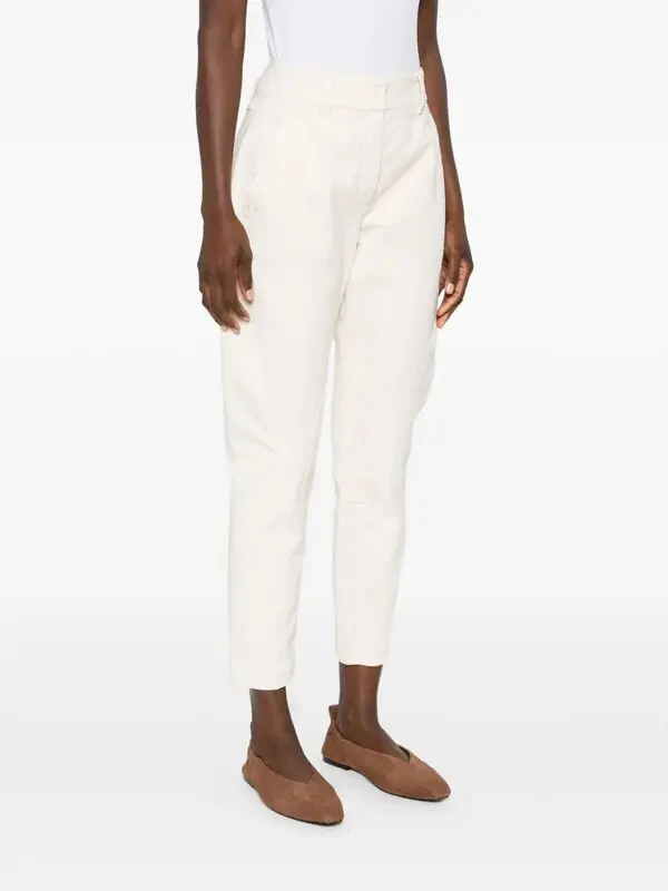 Brunello Cucinelli Monile Logo Tailored Trousers