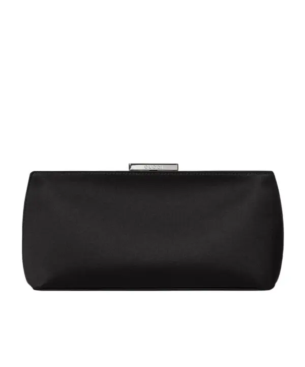 Gucci Evening Clutch With Silver-toned Hardware
