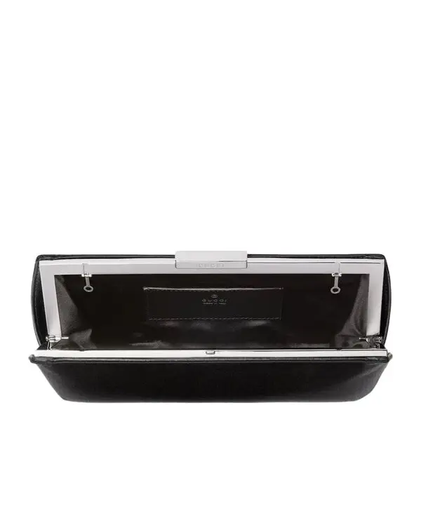 Gucci Evening Clutch With Silver-toned Hardware