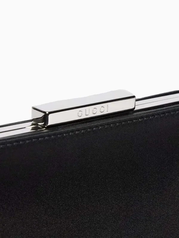 Gucci Evening Clutch With Silver-toned Hardware