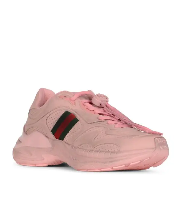 Gucci 2.0 Striped Lace-up Sneakers