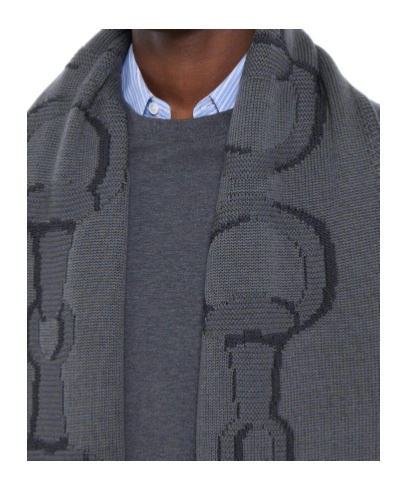 Gucci Wool Scarf With Horsebit Detail