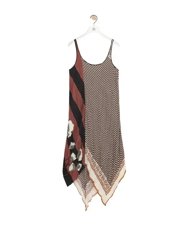 Loewe Asymmetrical Printed Tank Dress - Multicolor