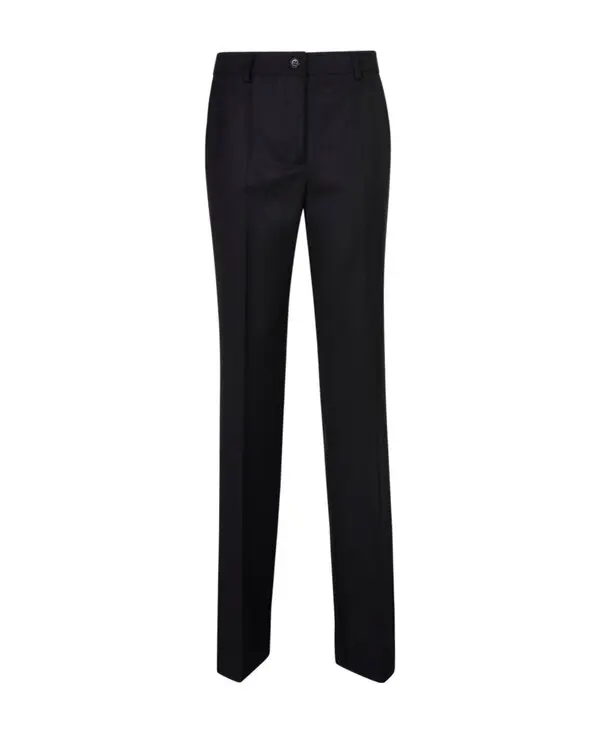 P.a.r.o.s.h Mid-rise Flared Trousers - Black