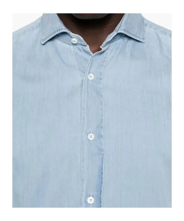 Brunello Cucinelli Denim Long-sleeved Shirt