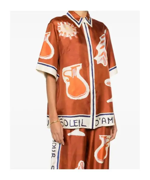 ALEMAIS Soleil D'amour Graphic Print Shirt