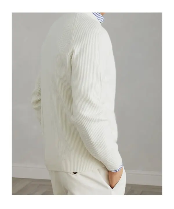 Brunello Cucinelli Crewneck Ribbed-knit Jumper