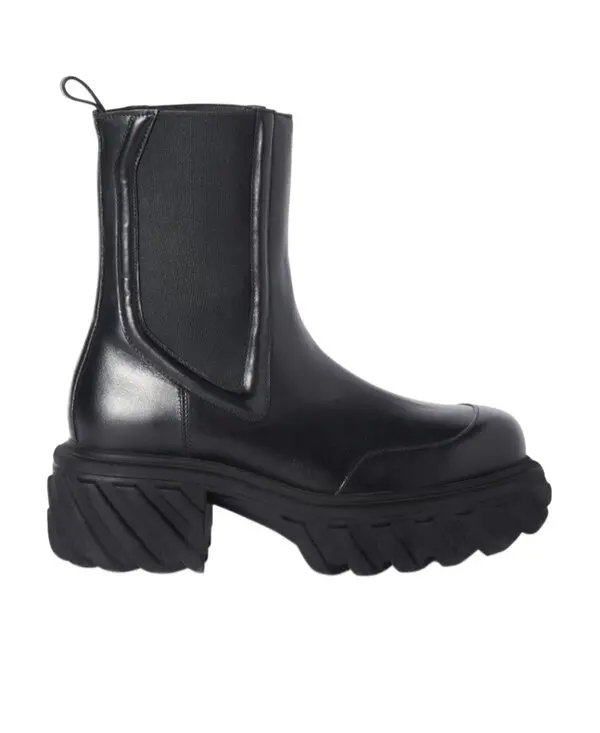 Off-White Tractor Motor Leather Boots