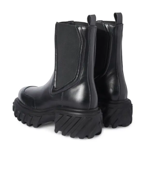 Off-White Tractor Motor Leather Boots