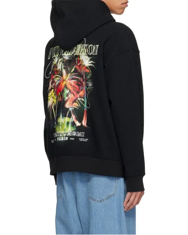 WOOYOUNGMI Palm Tree Graphic Hoodie