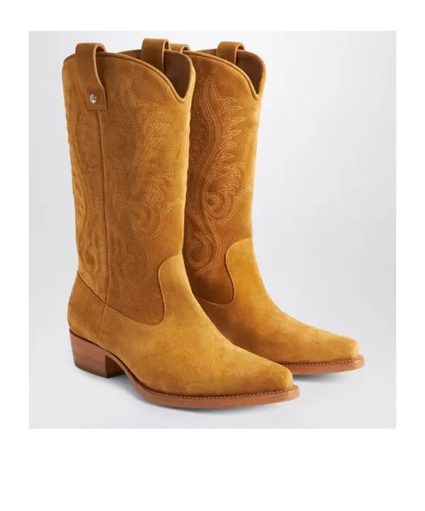 1989 STUDIO Pointed-toe Cowboy Boots