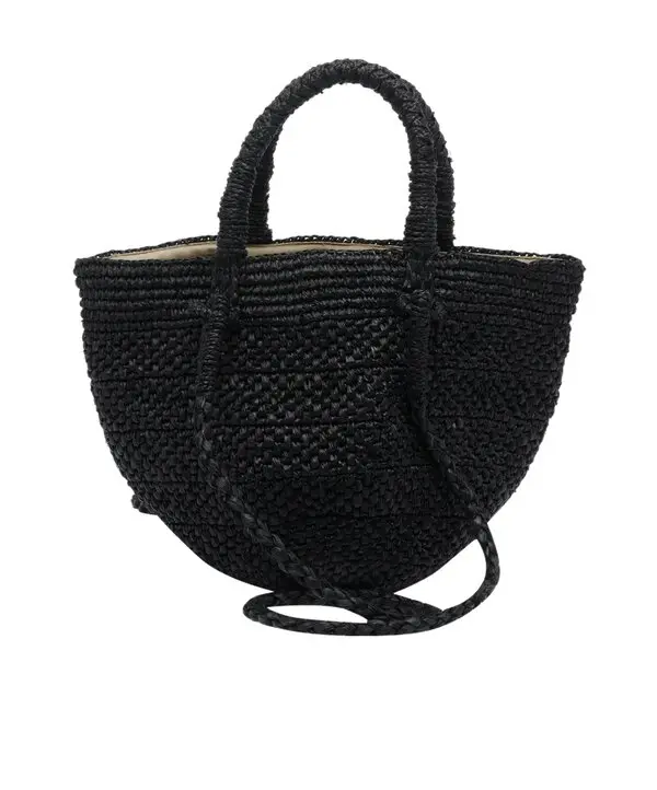 IBELIV Arona Woven Tote Bag - Black