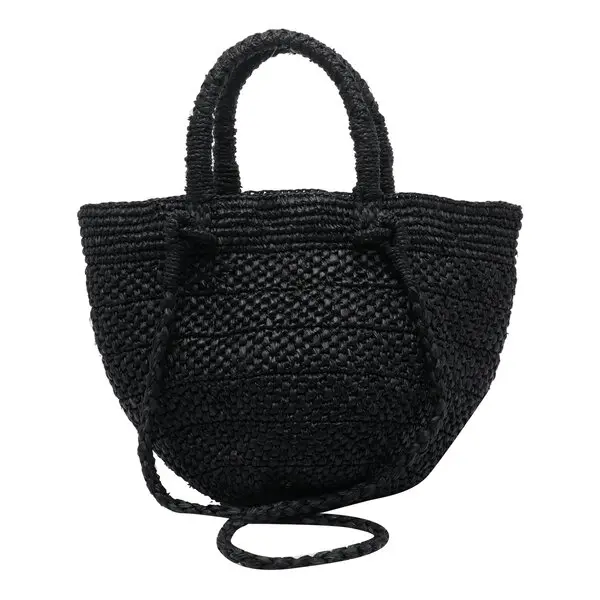 IBELIV Arona Woven Tote Bag - Black