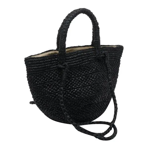 IBELIV Arona Woven Tote Bag - Black