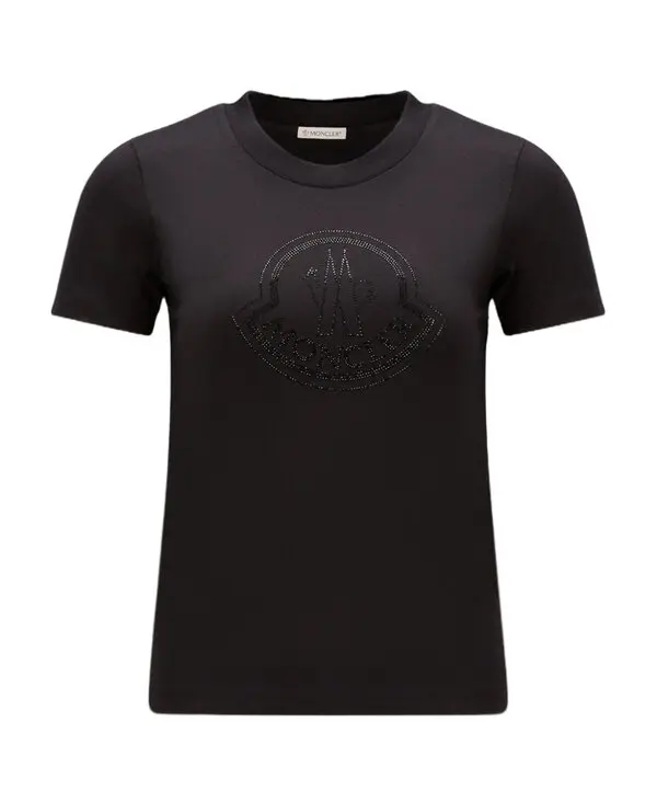 Moncler Logo Embellished Crewneck T-shirt