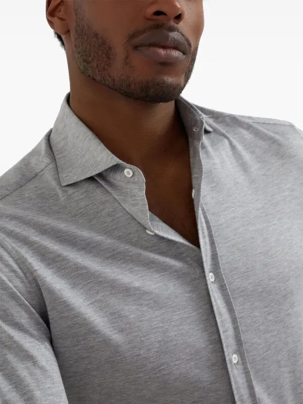 Brunello Cucinelli Long-sleeved Buttoned Shirt