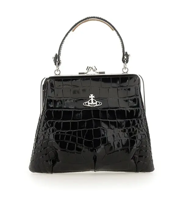 VIVIENNE WESTWOOD Granny Orb-plaque Embossed Crossbody Bag