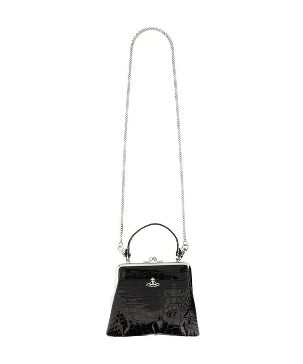 VIVIENNE WESTWOOD Granny Orb-plaque Embossed Crossbody Bag