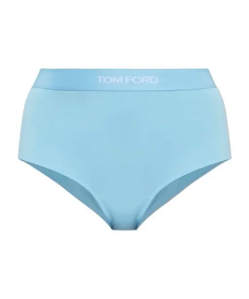 TOM FORD High Waist Briefs - Blue