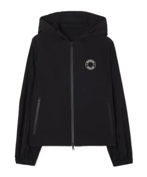 Burberry Logo Graphic Nylon Hooded Jacket