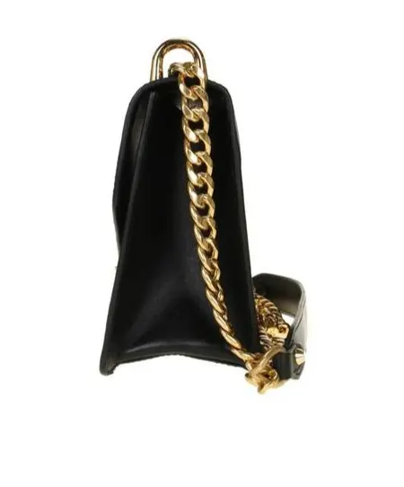 Prada Saffiano Leather Shoulder Bag With Chain Strap