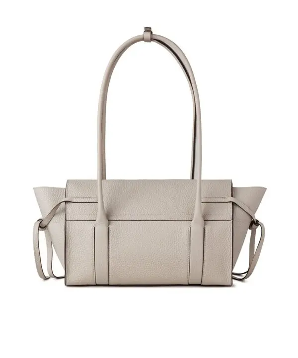 Mulberry Soft Bayswater Drawstring Small Shoulder Bag - Chalk Dust