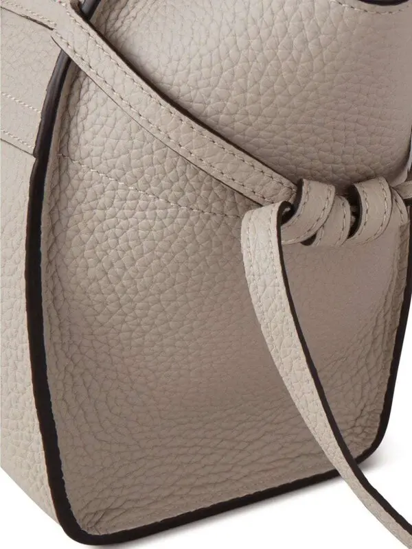 Mulberry Soft Bayswater Drawstring Small Shoulder Bag - Chalk Grey