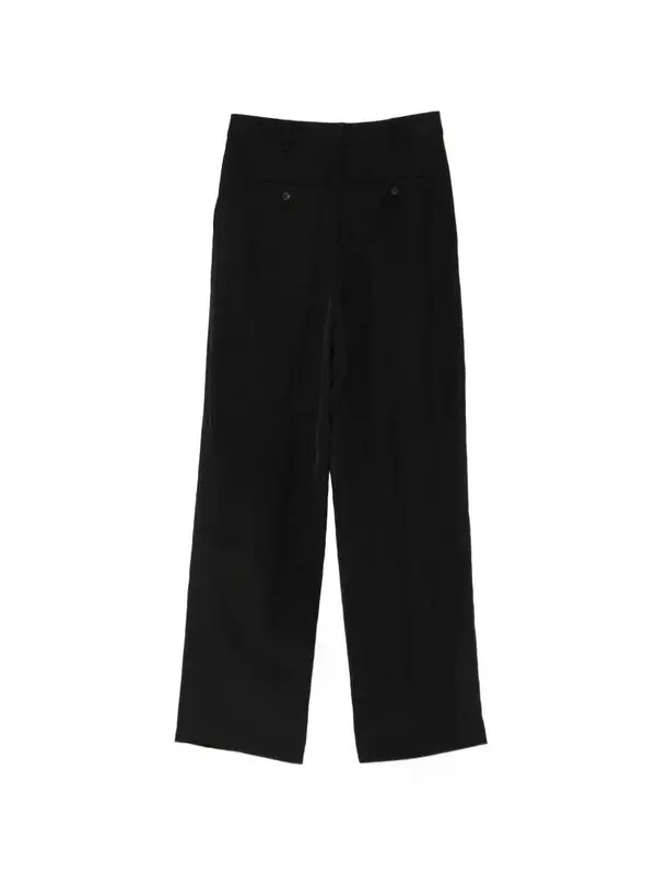 FRENKEN Pleated Straight-leg Trousers
