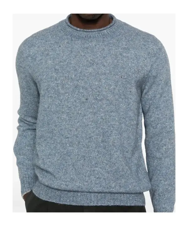 Brunello Cucinelli Crew Neck Long Sleeve Sweater - Gray