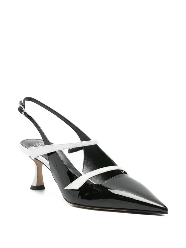 ALEXANDRE BIRMAN Patent Leather Slingback Pumps