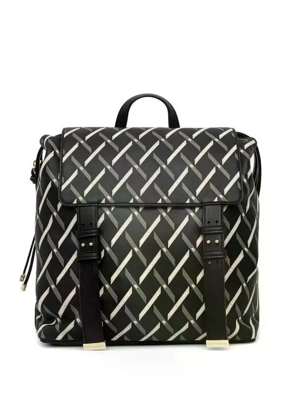 Armani Exchange Logo Print Foldover Backpack
