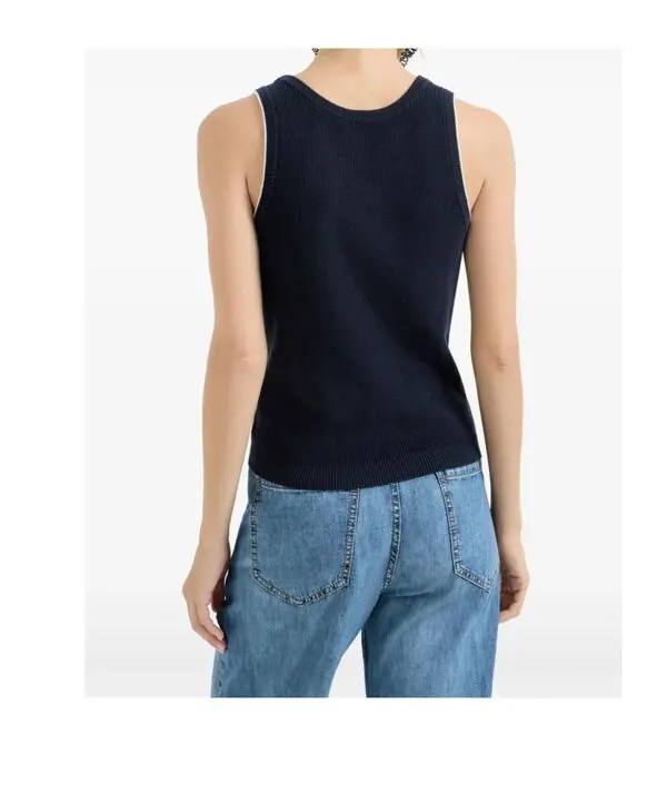 Brunello Cucinelli Ribbed Knit Tank