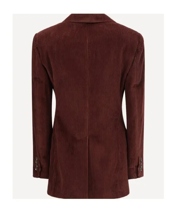 Brunello Cucinelli Double-breasted Corduroy Blazer