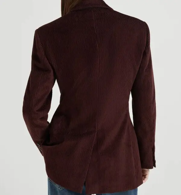 Brunello Cucinelli Double-breasted Corduroy Blazer