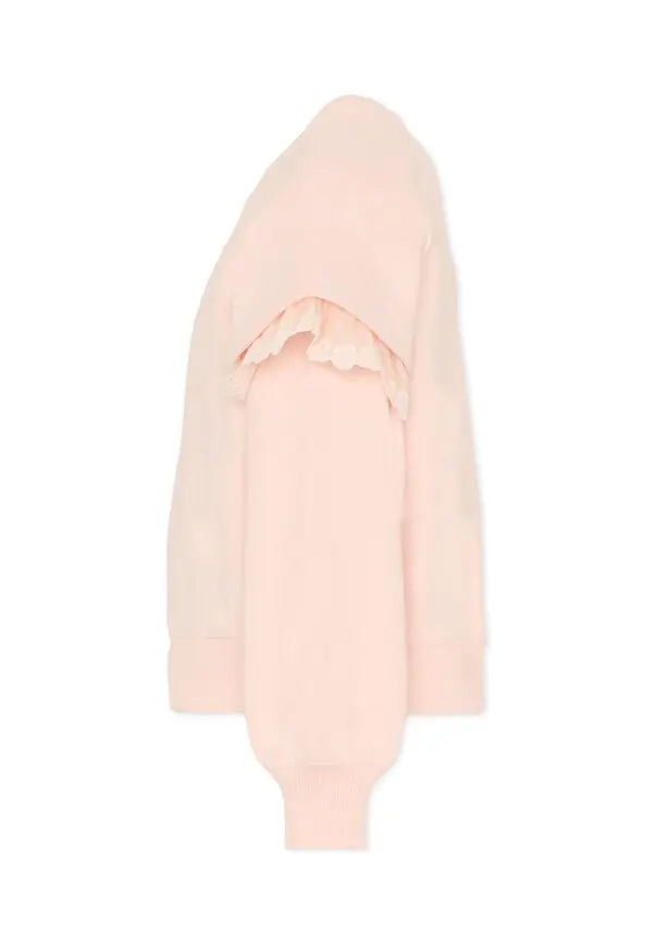 Chloé Long-sleeved Sweatshirt With Ruffled Sleeves