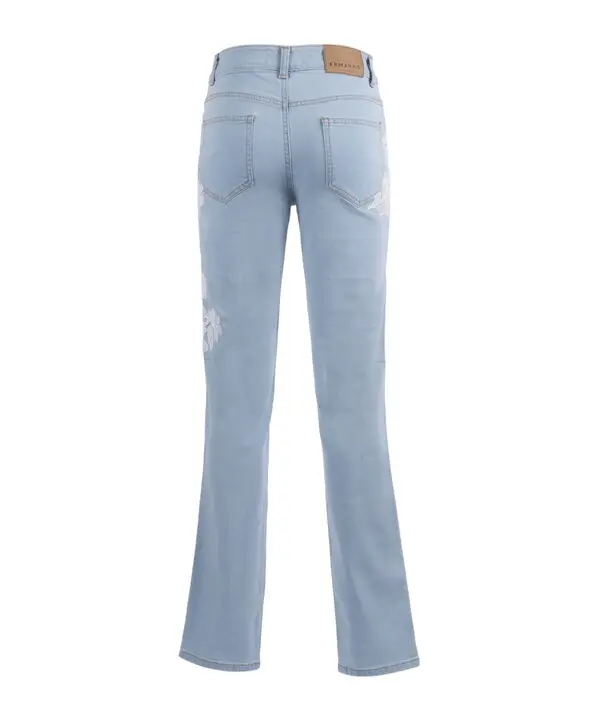 Ermanno Scervino Lace-patch Jeans
