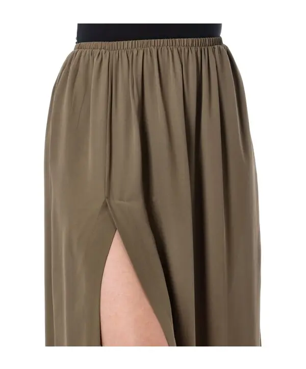 THE FRANKIE SHOP Elastic Waist Midi Skirt