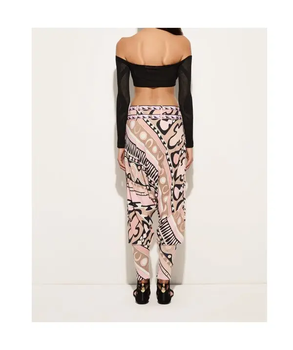 Emilio Pucci Cropped Jacquard Knit Top